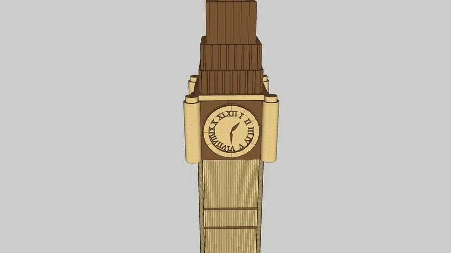 BIG BEN LONDON CLOCK TOWER | 3D Warehouse
