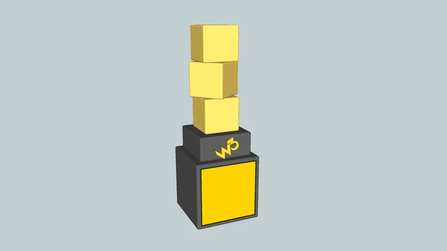 W3 Award trophy | 3D Warehouse