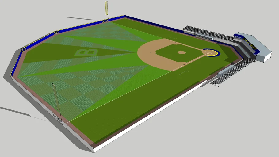 High School Baseball FIeld | 3D Warehouse