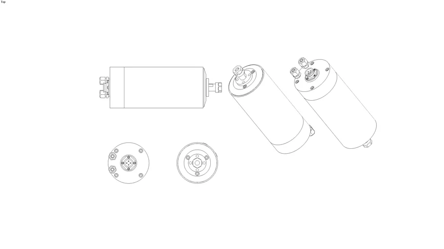 SPINDLE motor 2,2kw brushless | 3D Warehouse