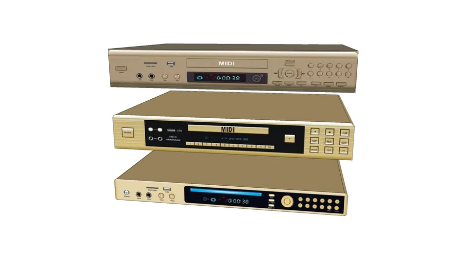 dvd_cd pLAYER (MIDI) | 3D Warehouse