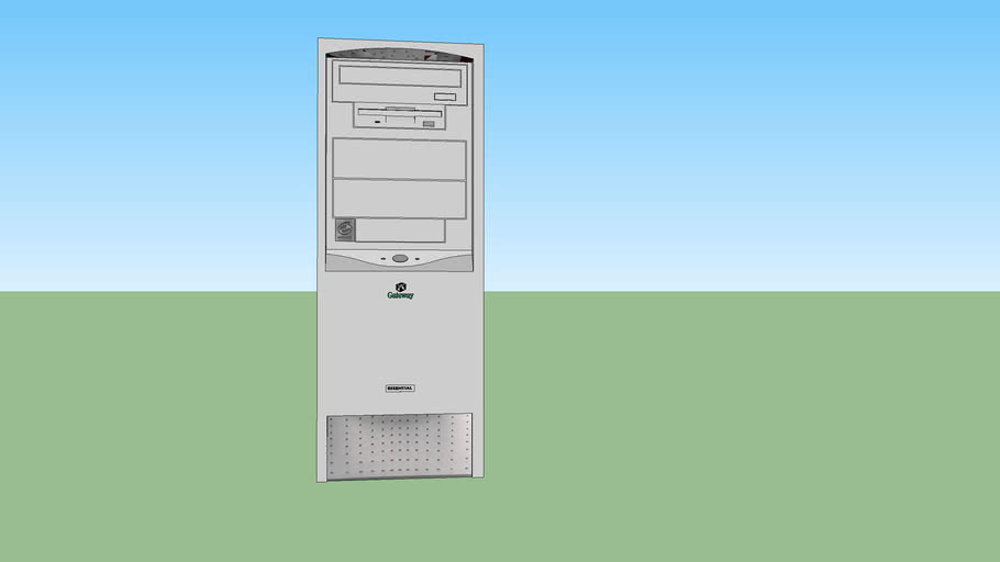 1999 Gateway Essential 500 computer | 3D Warehouse