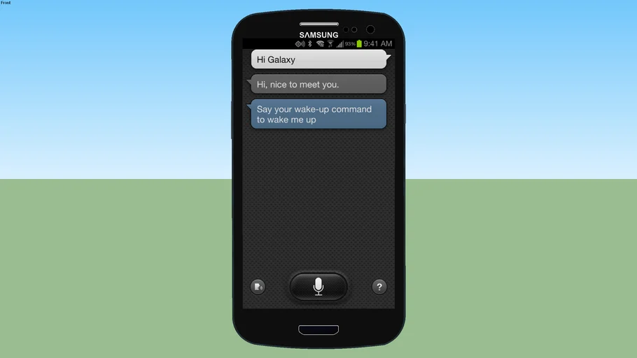 Samsung Galaxy S III - Pebble Blue | 3D Warehouse