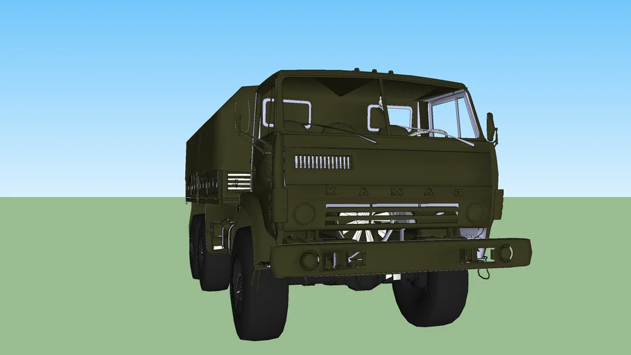 kamaz 43101 | 3D Warehouse
