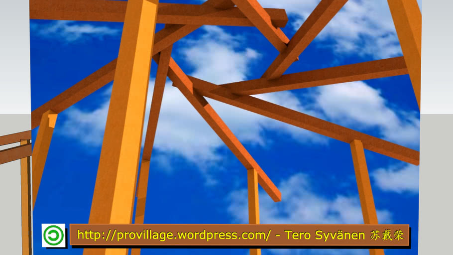 Reciprocal roof | 3D Warehouse