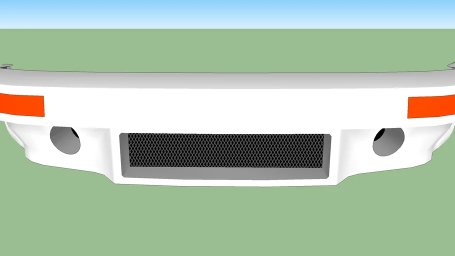Porsche 911 (930 & 912) RS frons bumper | 3D Warehouse