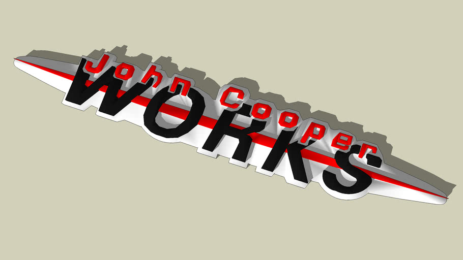 JOHN COOPER WORKS LOGO | 3D Warehouse