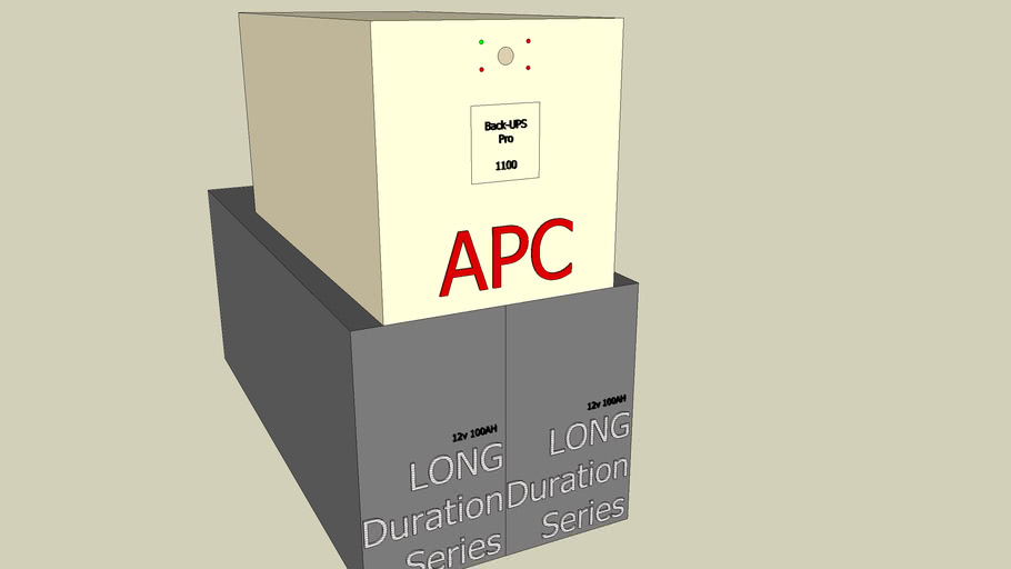 UPS & Large Batteries | 3D Warehouse