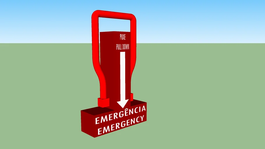 Emergency Lever // Alavanca De Emergência | 3D Warehouse