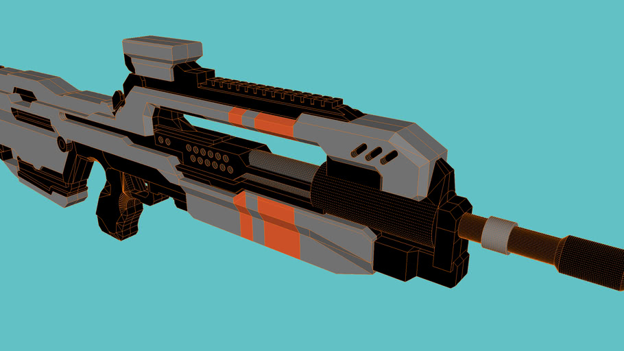 Halo 4 Battle rifle | 3D Warehouse