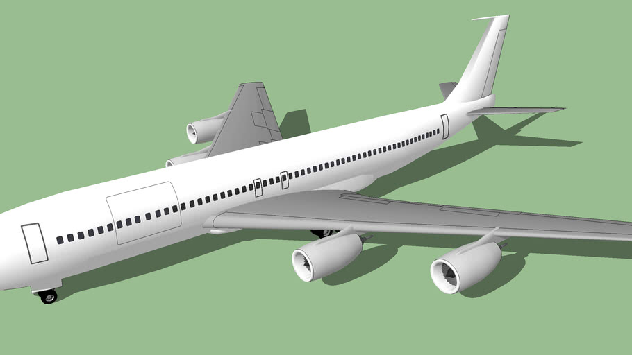 Template - Boeing 707-700 | 3D Warehouse