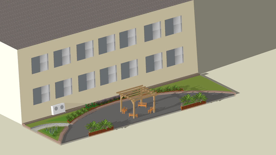 Red Cross Garden | 3D Warehouse