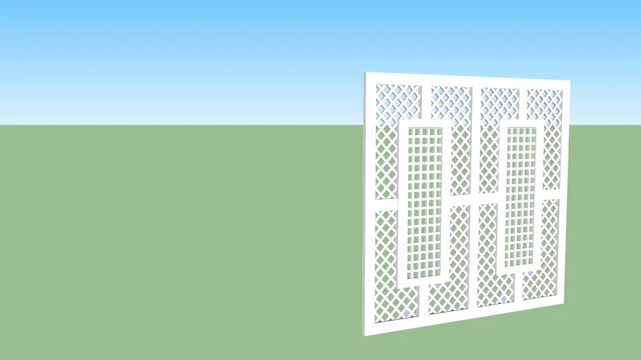 Lattice deck screen | 3D Warehouse