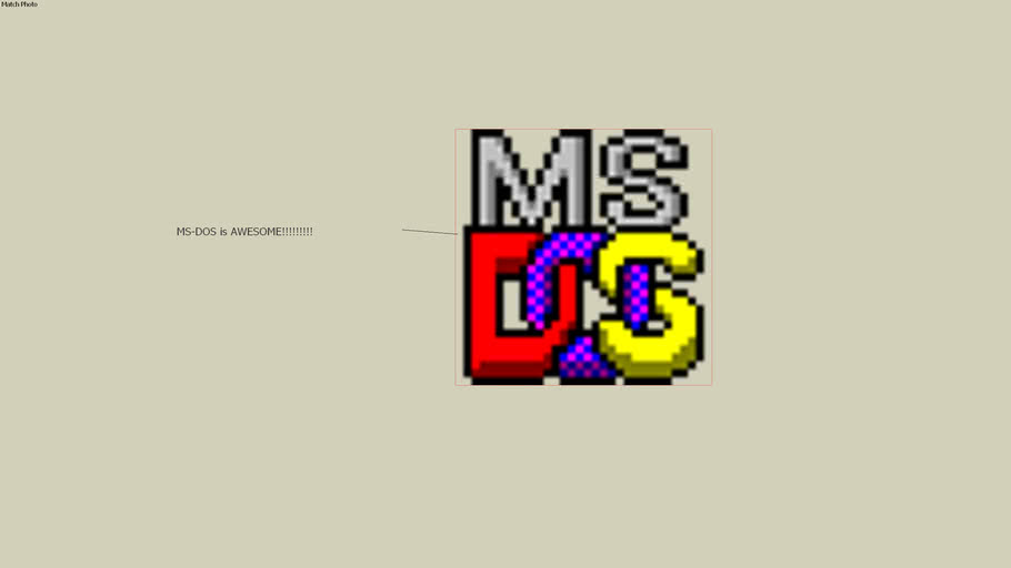 MS-DOS icon | 3D Warehouse