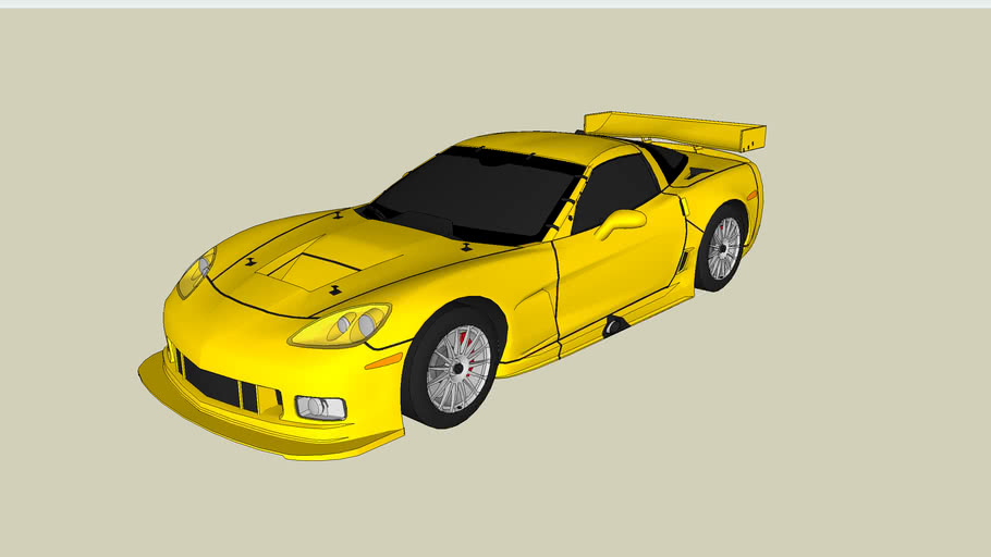 Chevrolet Corvette C6R | 3D Warehouse