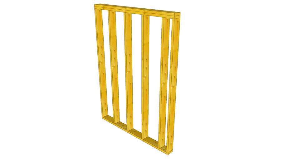 Mur droit composant | 3D Warehouse