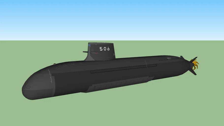 JMSDF JS KOKURYU SS-506 | 3D Warehouse