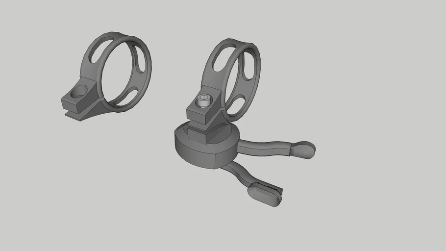 Handlebar adapter plus gear shifter | 3D Warehouse