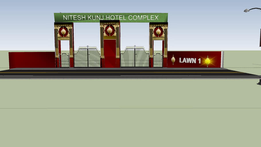 entry gate | 3D Warehouse