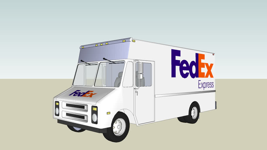 FedEx Express Van | 3D Warehouse