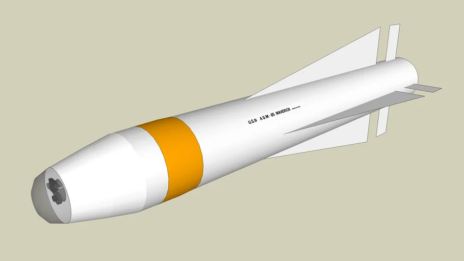 U.S.N AGM-65 Maverick missile | 3D Warehouse