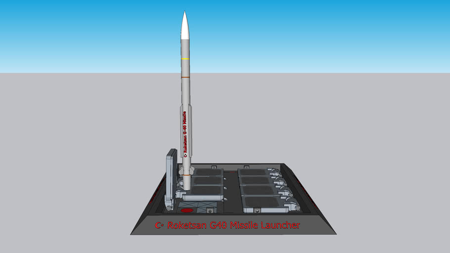 Roketsan G-40 Sam Vertical Launcher System and Missile | 3D Warehouse