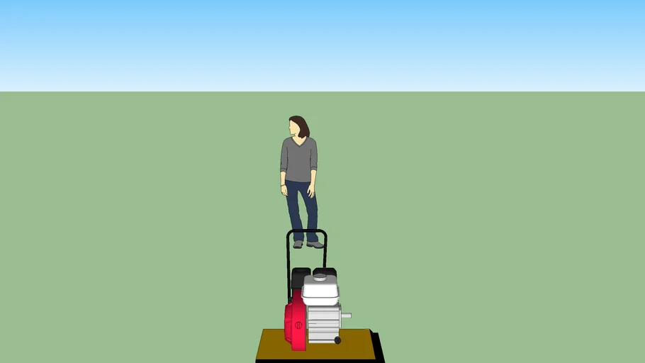 Plate compactor small | 3D Warehouse