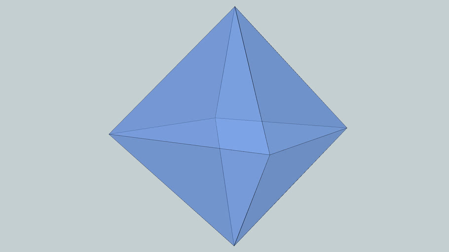 regular octahedron | 3D Warehouse
