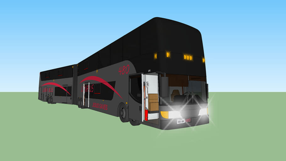 Double Decker Articulated Sleeper Bus | 3D Warehouse