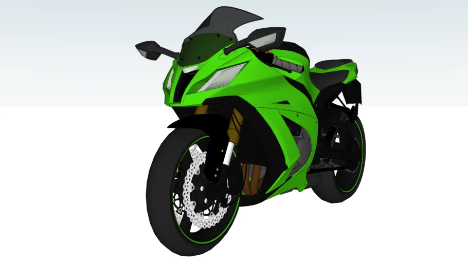 Kawasaki Ninja ZX10R Motorcycle | 3D Warehouse