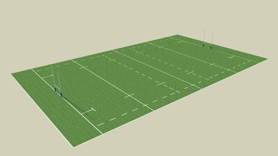Cancha de Rugby | 3D Warehouse