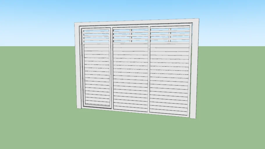 portão basculante | 3D Warehouse