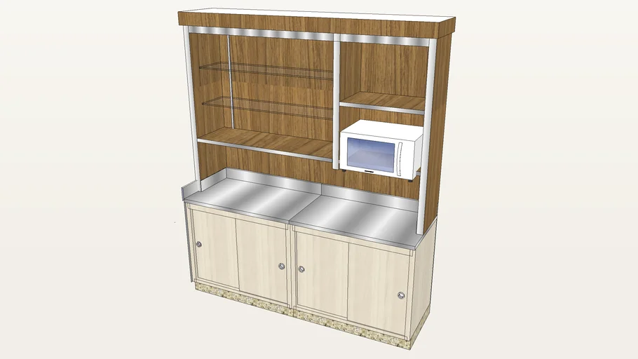 Kit-122 Balcão de Parede por : Alex Marques | 3D Warehouse