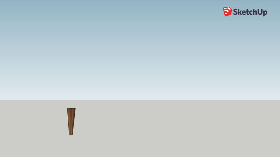 Tapered Leg | 3D Warehouse