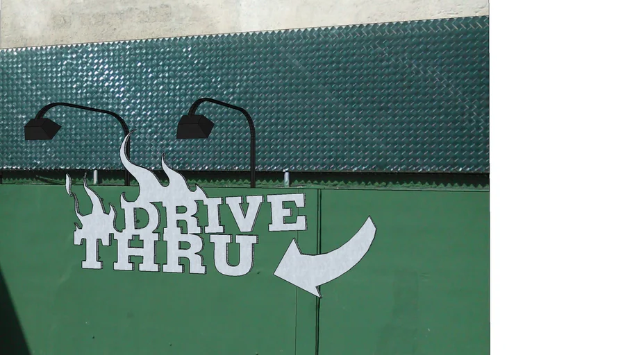 Burger King Drive Thru sign | 3D Warehouse