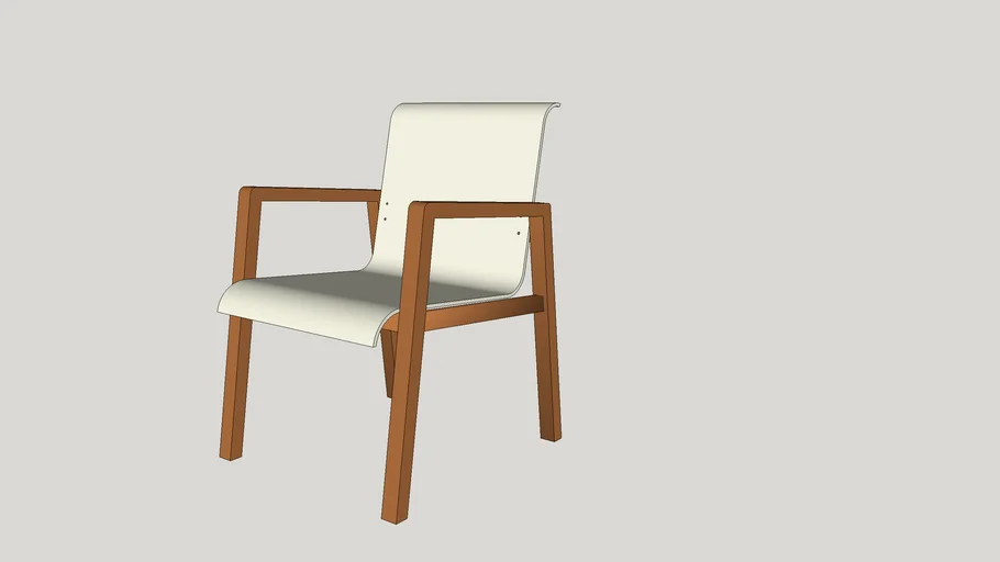 Artek Stacking Armchair 403 | 3D Warehouse