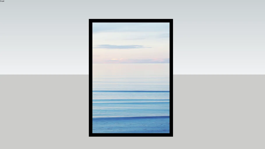 Quadro Decorativo Mar | 3D Warehouse