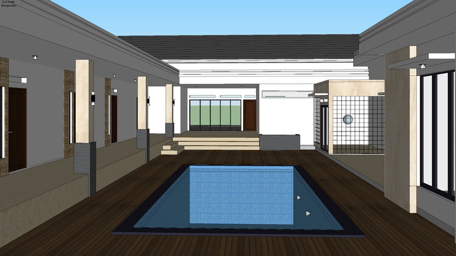 Rumah Kolam Renang / Pool House | 3D Warehouse