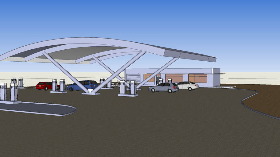 Gas Station 2 | 3D Warehouse