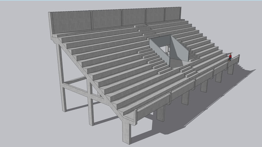 Tribuna para estadio | 3D Warehouse