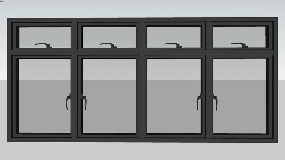 BTO Window 2600x1200 revised | 3D Warehouse