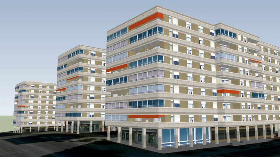 Edificios Plaza Hauries - Jerez de la Frontera | 3D Warehouse