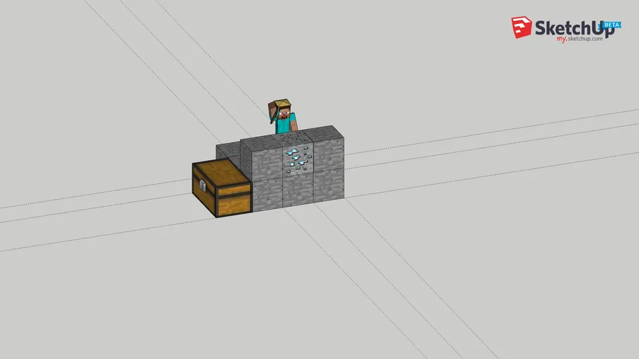 Hucha de Minecraft Xolo | 3D Warehouse