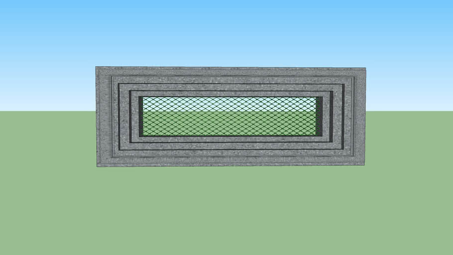 Loster Beton Kasa Nyamuk | 3D Warehouse