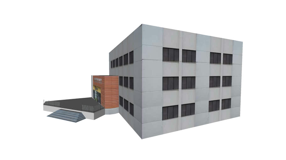 Edificio Entrada Principal, Roble y Casino Universidad Mayor sede Temuco | 3D Warehouse