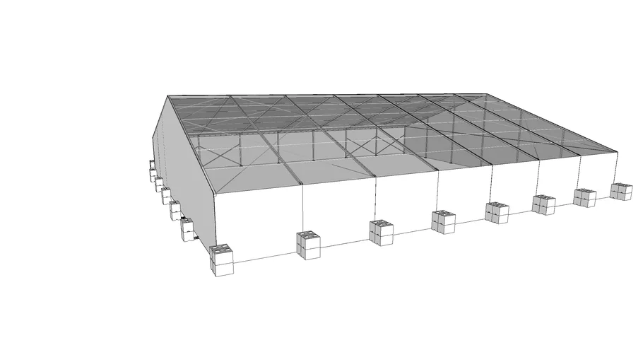 Event Tent 95' x 115' | 3D Warehouse