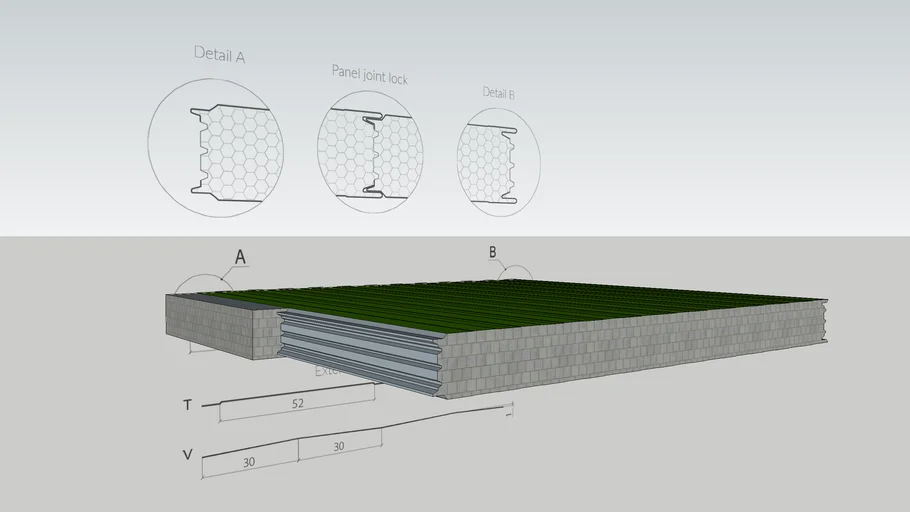 Sandwich panel from Polystyrene | 3D Warehouse