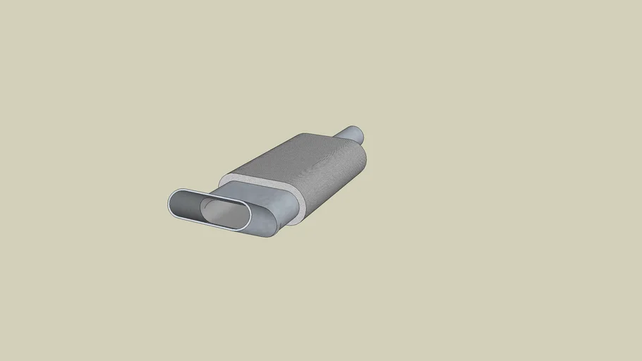 Flat exhaust | 3D Warehouse