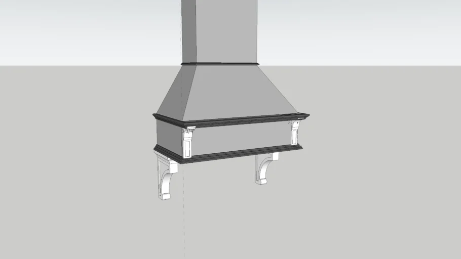 48' Custom Range Hood | 3D Warehouse