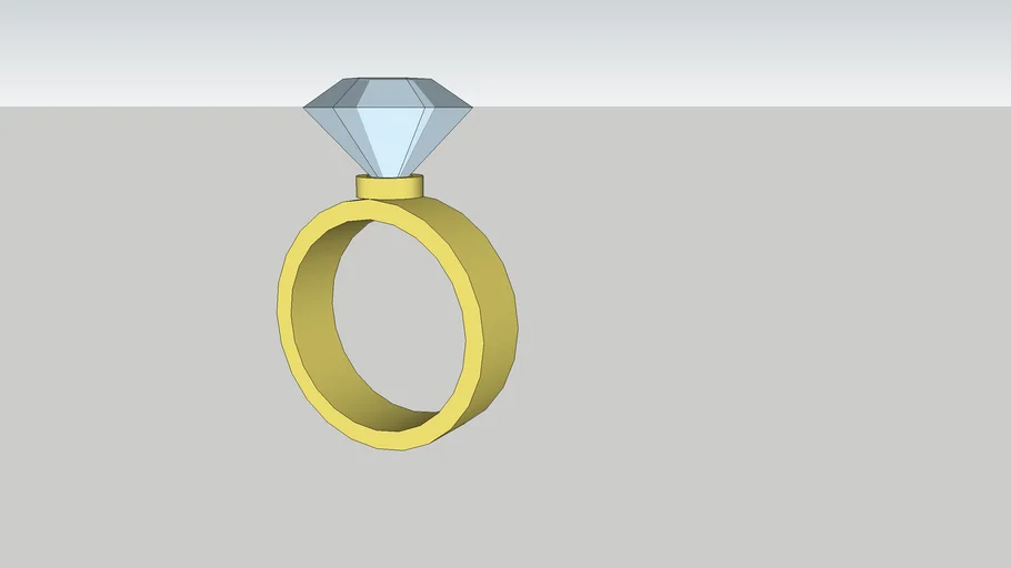 Diamond ring -Diamanten ring | 3D Warehouse